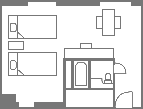 コーナーツイン | ご宿泊｜千葉幕張のホテル「ホテルフランクス」